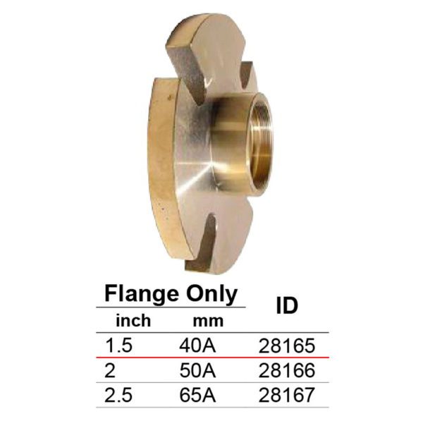 หน้าแปลน International Shore connection 40A OD 178mm - Ship Store Online.