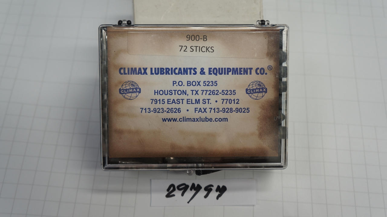 Climax 900-B Grease Sticks Lubricant, Box of 72 Sticks - Ship Store Online.