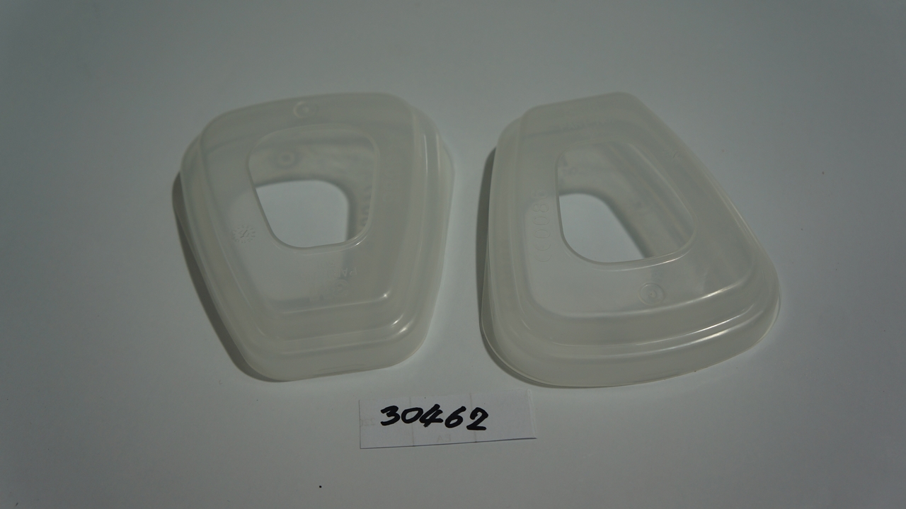 3M ฝาครอบแผ่นกรองฝุ่น 501 (2 Each/Pair, 10 Pair/Box, 5 Box/Case) - Ship ...