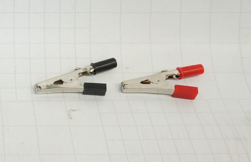 ปากคีบ จรเข้ Alligator Clip B-type ยาว 55-62mm สีแดง - Ship Store Online.